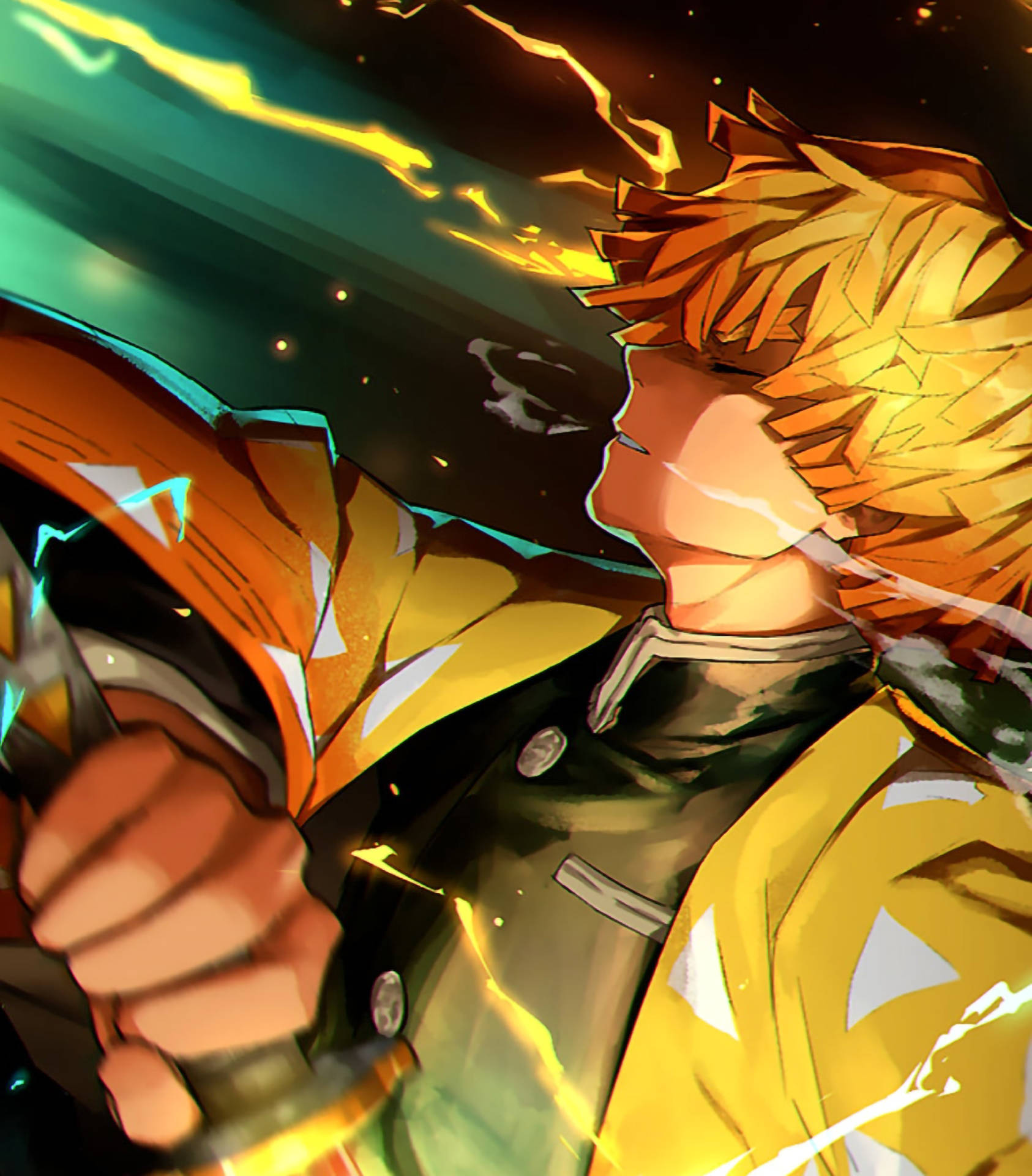 Zenitsu Icon In 2020 Anime Demon Slayer Anime Anime