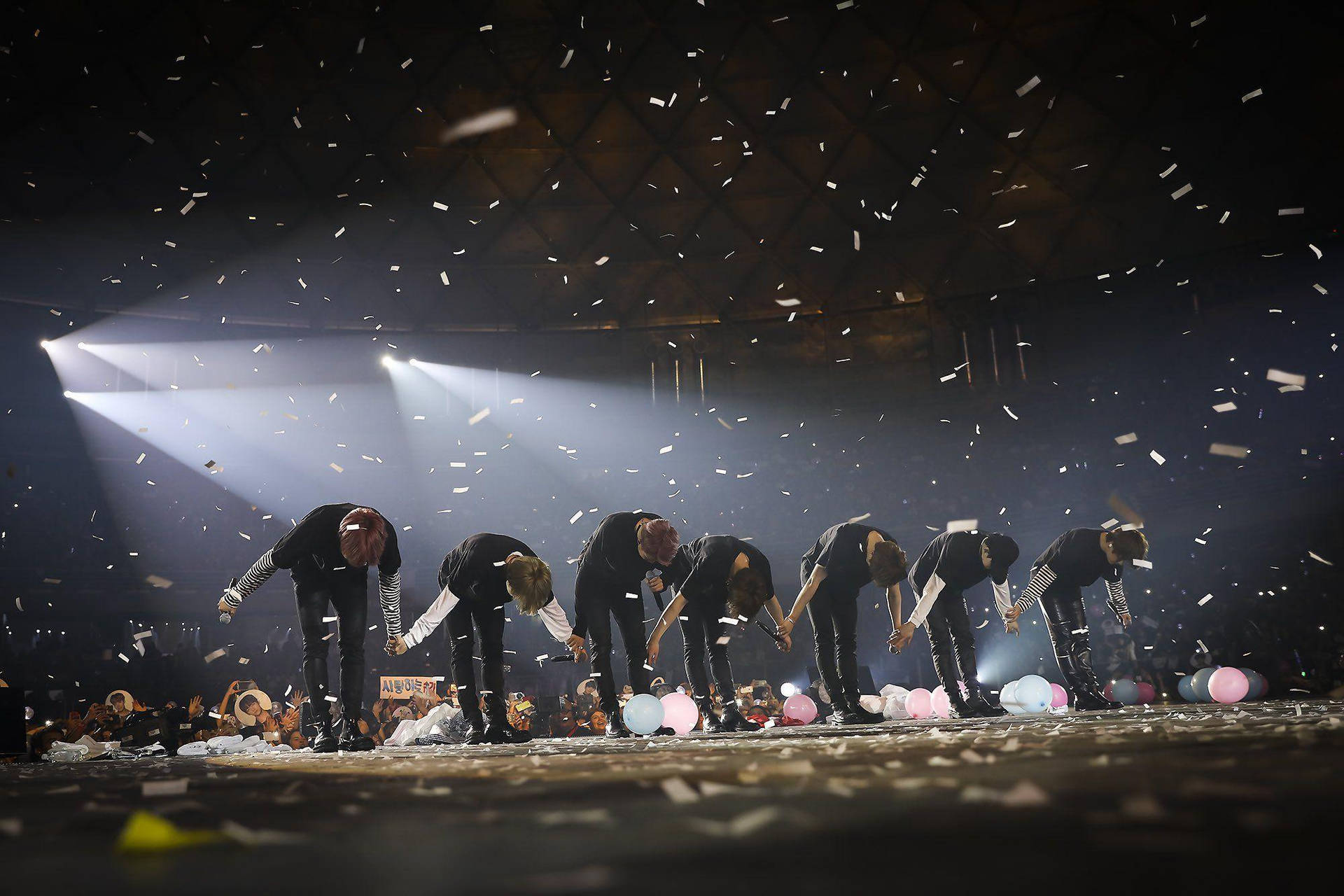 Download free Bts Desktop Bowing In Concert Wallpaper MrWallpaper