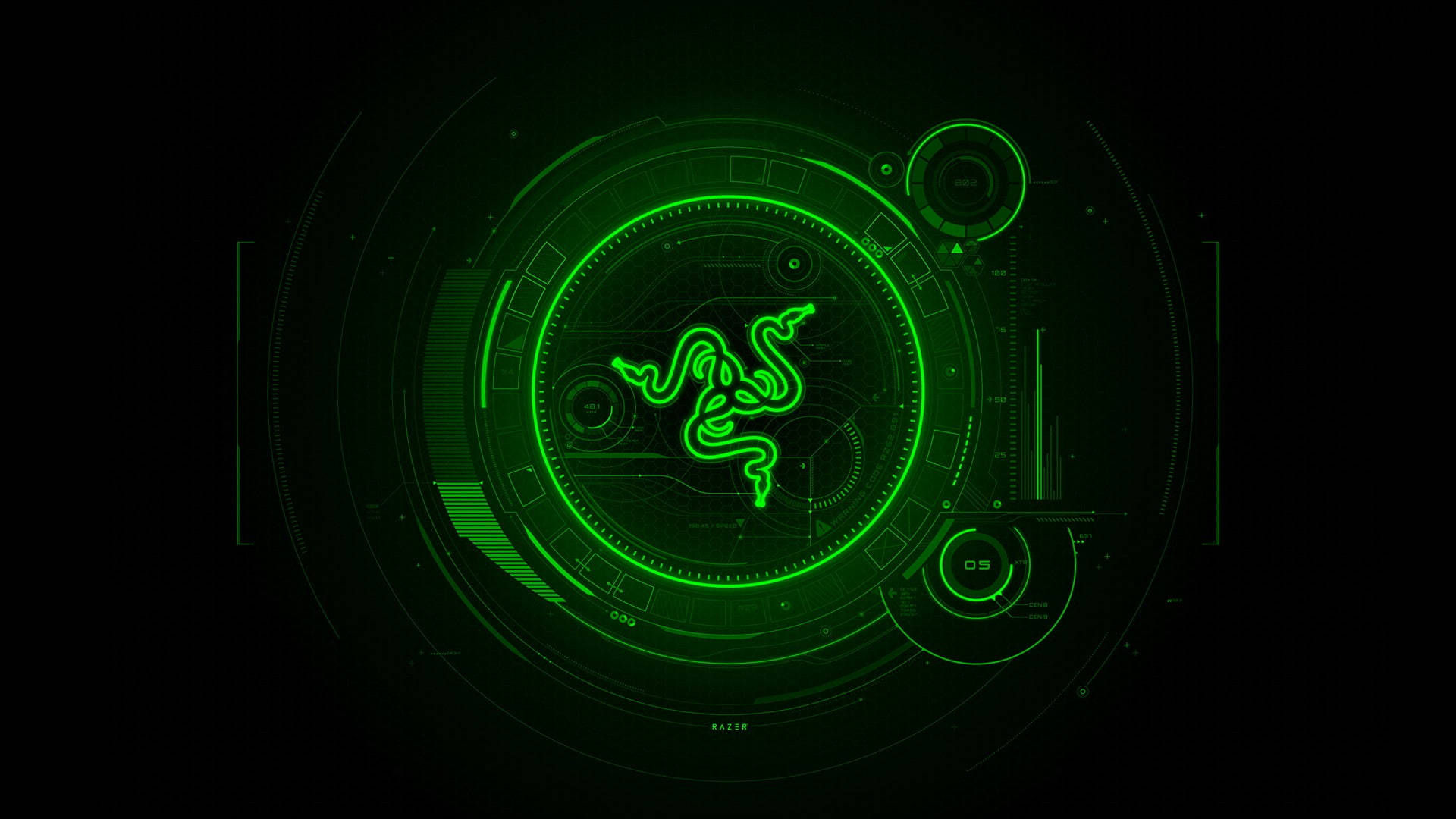Green gaming wallpaper store