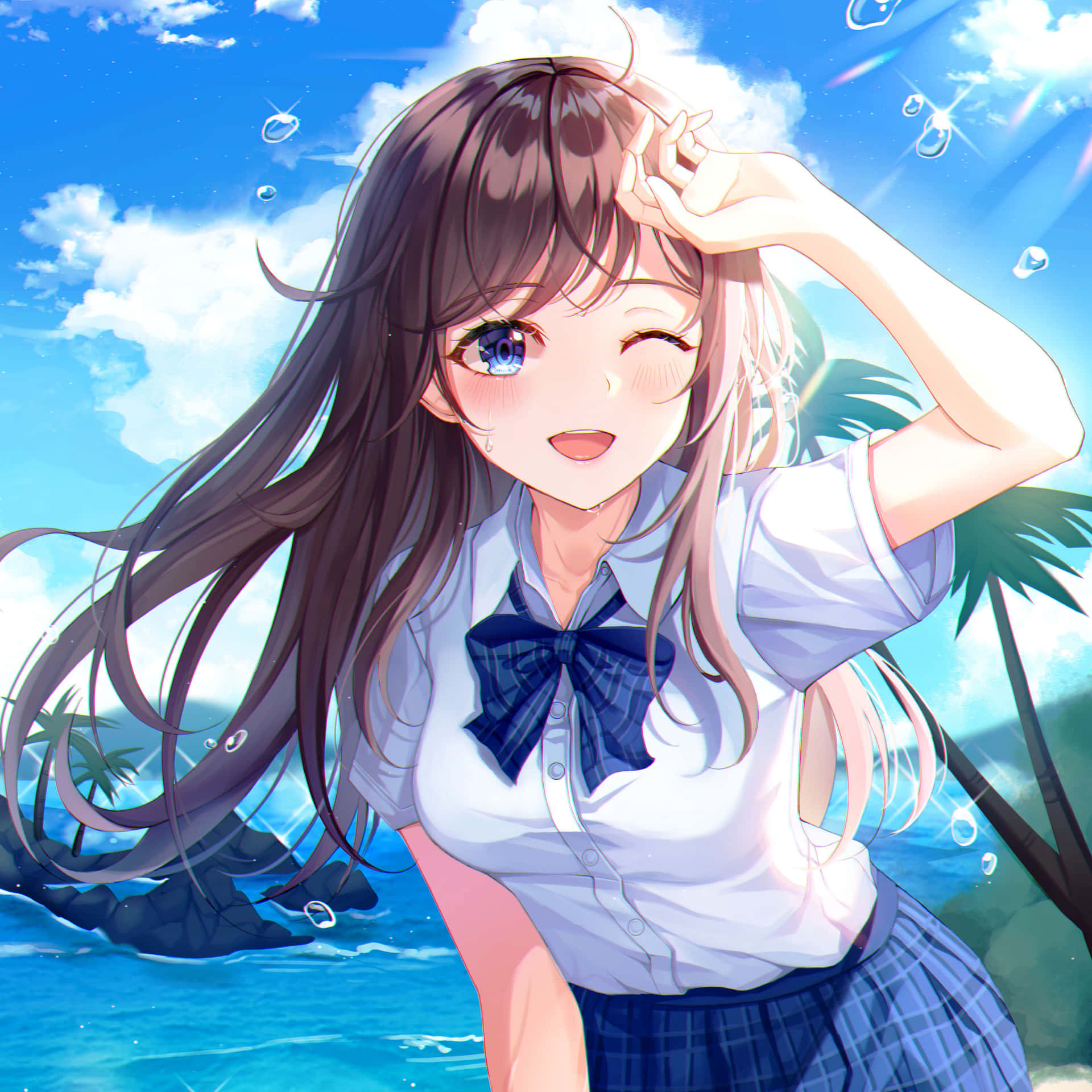 Beach gelen good Anime Girl