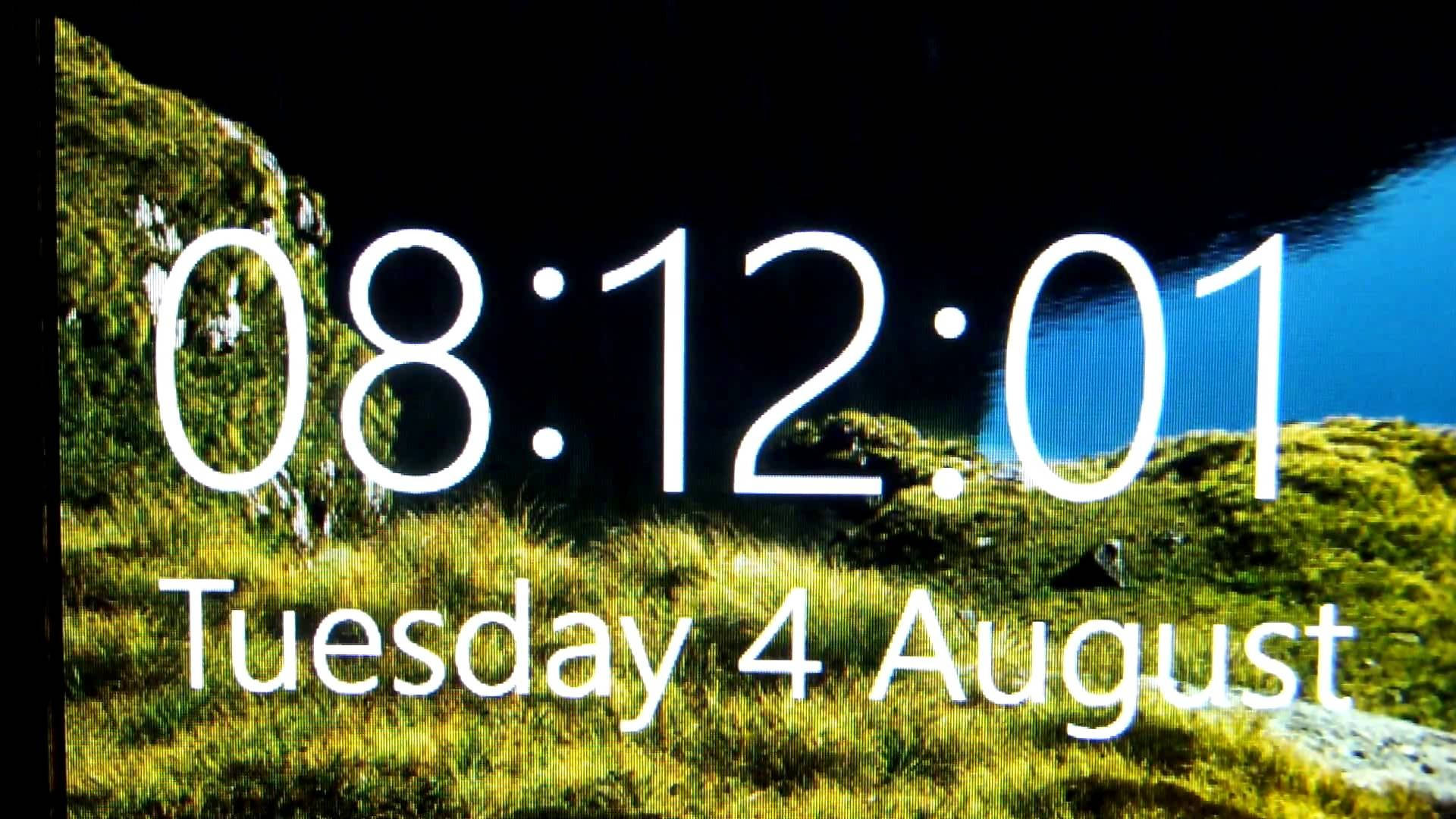 Windows 1 0 Wallpaper Clock And Date Miss The Charms Bar? Here's How
