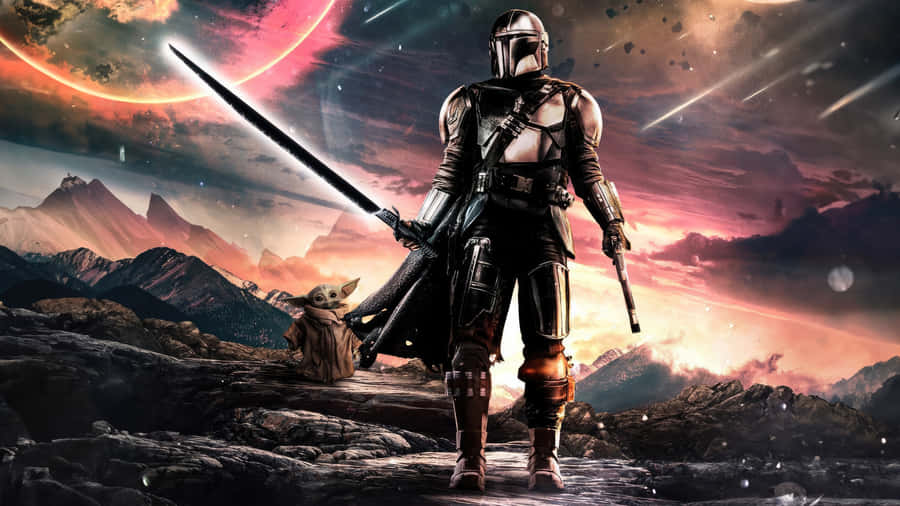Download free Mandalorian_and_ Grogu_ Epic_ Backdrop Wallpaper ...