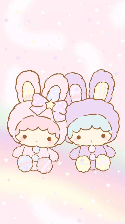 Download free Pastel Bunny Characters Cute Japanese Art Wallpaper ...