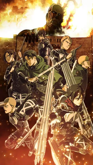 Attack on titan wallpaper phone store