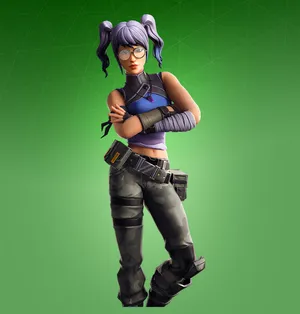 Download free Outfit Your Character With The Desirable Crystal Skin In Fortnite Wallpaper MrWallpaper