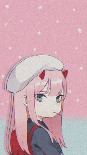Download free Cute Zero Two Phone Wallpaper MrWallpaper